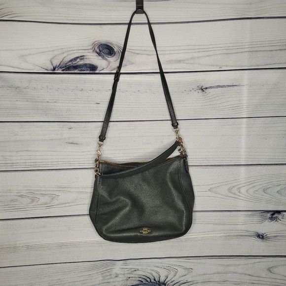 Coach | Bags | Coach Elle Hobo Bag Dark Green | Poshmark